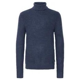 Strickfleece-Pullover Blend "Strickpullover BHPullover", Herren, Gr. M, blau (marineblaus), Obermaterial: 80% Polyacryl PAN. 20% Nylon NY., Pullover
