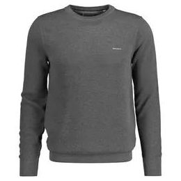 Sweater Gant "Strickpullover COTTON PIQUE C-NECK", Herren, Gr. 3XL, grau, Obermaterial: 100% Baumwolle CO., Sweatshirts Sweater
