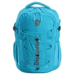 Sportrucksack DISCOVERY "Outdoor", Gr. B/H/T: 15,5cm, blau, Nylon, unifarben, Rucks&auml;cke, aus Nylon-Material