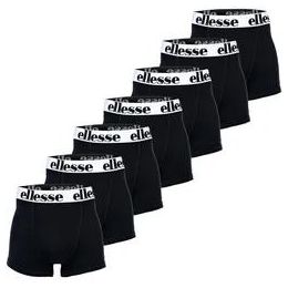 Boxershorts Ellesse "Boxershort YEMA 7 Pack Boxer Shorts 7er Pack", Damen, Gr. L, schwarz (schwarz, wei&szlig;), Obermaterial: 95% Baumwolle CO. 5% Elasthan EL., Unterhosen