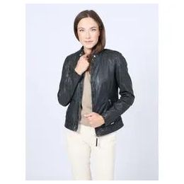 Lederjacke Mustang "31020258", Damen, Gr. XXL, schwarz, Obermaterial: 100% Schafsleder, Jacken