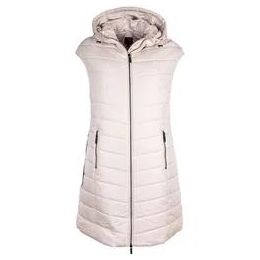 Giorgio Armani Steppjacke ARMANI EXCHANGE "Steppweste", Damen, Gr. L, beige (creme), Obermaterial: 100% Polyester PES. Futter: 100% Polyester PES. 90% Daunen DOWN. 10% Federn FEATHER., Jacken Steppjacke