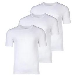 T-Shirt BOSS "T-Shirt T-Shirt RN 3P Classic 3er Pack", Damen, Gr. XL, wei&szlig;, Obermaterial: 100% Baumwolle CO., Shirts T-Shirt