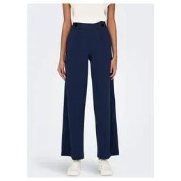 Jacqueline de Yong Jerseyhose JDY "JDYGEGGO NEW LONG PANT JRS NOOS", Damen, Gr. XL (42), L&auml;nge 30, schwarz (schwarz iris detail:schwarz buttons), Jersey, Obermaterial: 95% Polyester, 5% Elasthan, unifarben, relaxed fit lang, Hosen Jerseyhose, Materialmix