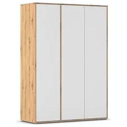Dreht&uuml;renschrank Rauch "Kleiderschrank Schrank Garderobe W&auml;scheschrank NABILA viel Stauraum", wei&szlig; (eiche artisan, alpinwei&szlig;), B:140cm H:194cm T:53cm, Holzwerkstoff, Schr&auml;nke, Dreht&uuml;renschrank, in 2 Breiten mit Push-to-Open Funktion TOPSELLER MADE IN GERMANY