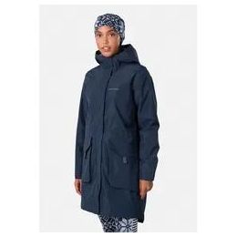 Outdoorjacke KARI TRAA "MONA", Damen, Gr. L, blau (dunkelblau), 100% Polyester, unifarben, normal, ohne Ausschnitt, Jacken Outdoorjacke, mit 5000 mm Wassers&auml;ule