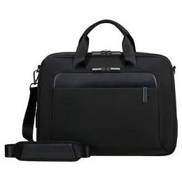 Aktentasche Samsonite "EVOSIGHT 17,3''", Gr. B/H/T: 44cm x 32cm x 13cm, schwarz, Polyester, unifarben, Taschen, Businesstasche Trolleyaufstecksystem