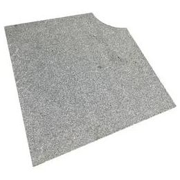 Beckenrandstein KWAD "Padang Dark", grau (anthrazit &ndash; g654), B:300cm H:3cm L:600cm, Granit, Bausteine, Granitumrandung f&uuml;r verschiedene Poolgr&ouml;&szlig;en
