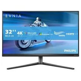 Philips Gaming-Monitor "32M2N6800M", Energieeffizienz: G (A-G), grau (anthrazit), Monitore