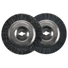 Fugenb&uuml;rste Einhell "f&uuml;r Fugenreiniger BG-EG 1410, GC-EG 1410, GC-CC 18 Li", grau (anthrazit), &Oslash;:10cm, Nylon, Stahl, Reinigungsb&uuml;rsten, Fugenb&uuml;rste, 1 Stahlb&uuml;rste, 1 Nylonb&uuml;rste