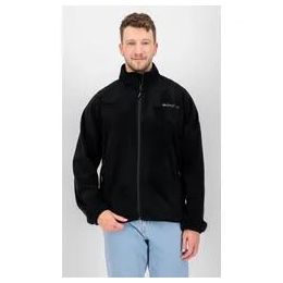 Fleecejacke DEPROC ACTIVE "WAWA BAY", Herren, Gr. XXXL (58), schwarz, 100% Polyester, gerader Abschluss, Jacken Fleecejacke, auch in gro&szlig;en Gr&ouml;&szlig;en erh&auml;ltlich