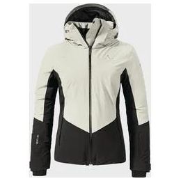 Sch&ouml;ffel Outdoorjacke SCH&Ouml;FFEL "Ski Jacket Style Safuna WMS", Damen, Gr. 36, beige (9040, natur), Oberstoff : 88% Nylon 12% Elasthan Futter : 100% Polyester Futter Mittleres R&uuml;ckenteil: 84% Nylon 16% Elasthan Wattierung : 100% Polyester, regular fit, hoch geschlossener Ausschnitt, Jacken Outdoorjacke
