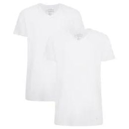 T-Shirt Bamboo basics "T-Shirt VELO 2er Pack", Damen, Gr. L, wei&szlig;, Obermaterial: 68% Viskose CV. 28% Baumwolle CO. 4% Elasthan EL., Shirts T-Shirt