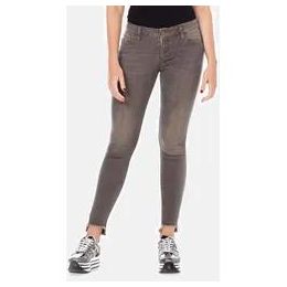 Cipo & Baxx Regular-fit-Jeans CIPO & BAXX "Jeans", Damen, Gr. 26, L&auml;nge 32, braun, 98% Baumwolle, 2% Elasthan, unifarben, Basic, regular fit lang, Jeans, in Regular-Fit, WD355