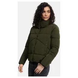 Winterjacke Marikoo "Jalliaa", Damen, Gr. XL, gr&uuml;n (schwarz olive), Obermaterial: 100% Polyester; Innenseite: 100% Polyester, Jacken Winterjacke, mit sch&ouml;nem Steppdesign