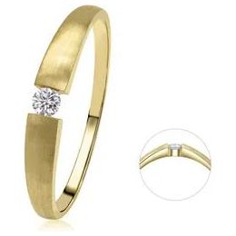 Diamantring ONE ELEMENT "0,05 ct Diamant Brillant Ring aus 585 Gelbgold" Gr. 58, gold, Fingerringe, Damen, 58, 0,05 mit Diamant, Diamanten Gelbgold 585 Gold, Diamanten, Gelbgold 585, Gold, Diamantring, Feine Handarbeit &ndash; Diamantdetails f&uuml;r ein edles Leuchten