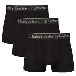 Boxershorts Bamboo basics "Boxershort LIAM 3er Pack", Herren, Gr. XXL, schwarz, Obermaterial: 68% Viskose CV. 28% Baumwolle CO. 4% Elasthan EL., Unterhosen