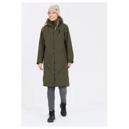 Parka WHISTLER "Bellway", Damen, Gr. 36, gr&uuml;n, 100% Polyester, unifarben, lang, ohne Ausschnitt, Jacken Parka, Im langen Schnitt mit optimalem Wetterschutz