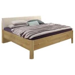 Polsterbett Wiemann "Bern", beige (bianco, eiche, dekor), B:149cm H:96cm L:217cm, Betten, Polsterbett, 4-fach Liegeh&ouml;henverstellung