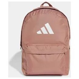 Rucksack Adidas PERFORMANCE "CLSC BARS BP", rosa (warm clay, wei&szlig;), Rucks&auml;cke, Damen, Obermaterial: 100% Polyester, Rucksack