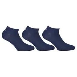 Sneakersocken Fila "Socken 3er Pack", Herren, Gr. 35-38, blau (marine), Obermaterial: 75% Baumwolle CO. 23% Polyester PES. 2% Elasthan EL., Socken Sneakersocken