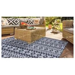 Teppich Kayoom "Sunny 210", blau, B:160cm H:8mm L:230cm, Polyester, Teppiche, Teppich, Outdoor-Teppich, besonders strapazierf&auml;hig, auch f&uuml;r Indoor