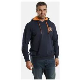 Kapuzensweatshirt CHARLES COLBY "Sweatshirt EARL TODD", Herren, Gr. 3XL, blau (dunkelblau), Obermaterial: 100% Baumwolle CO., Sweatshirts