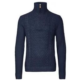 Troyer Blend "Troyer BHPullover", Herren, Gr. S, blau (marineblaus), Obermaterial: 80% Polyacryl PAN. 20% Baumwolle CO., Pullover Troyer