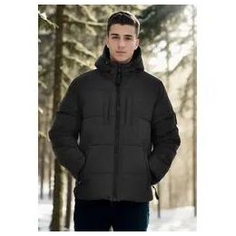 Winterjacke Alessandro Salvarini "ASKelvin", Herren, Gr. 3XL, schwarz, Obermaterial: 100% Polyester, Innenseite: 100% Polyester, Jacken Winterjacke, innen komplett mit warmem Teddyfell