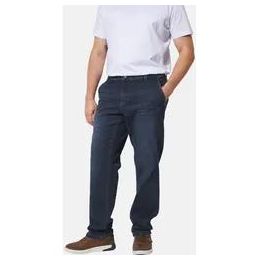 Regular-fit-Jeans CHARLES COLBY "Jeans BARON GEORGERTON", Herren, Gr. 68, N-Gr, blau (dunkelblau), Obermaterial: 61% Baumwolle CO. 37% Polyester COOLMAX PES(Coolmax). 2% Elasthan EL., Jeans