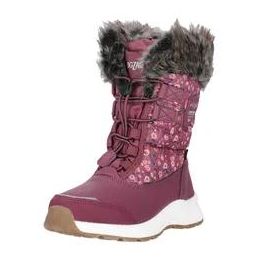 Stiefel ZIGZAG "Wesend", M&auml;dchen, Gr. 39, rot (bordeaux), Polyurethane, Synthetik, Schuhe Stiefel, mit bequemem Kunstfellbesatz und Allwetterprofil