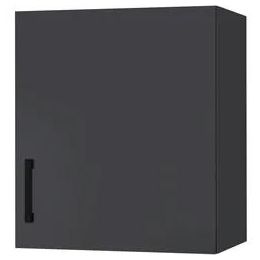 H&auml;ngeschrank KOCHSTATION "KS-Toronto, Breite 50 cm", schwarz (anthrazit, grafitgrau), B:50cm H:57cm T:34cm, Holzwerkstoff, Schr&auml;nke, H&auml;ngeschrank