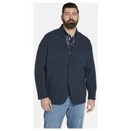Strickjacke CHARLES COLBY "Strickjacke EARL JAMES", Herren, Gr. XL, blau (dunkelblau melange), Obermaterial: 80% Polyacryl PAN. 20% Wolle mw., unifarben, Strickjacken Strickjacke
