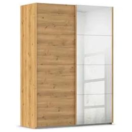 Schwebet&uuml;renschrank Rauch "Kleiderschrank Schrank Garderobe Schlafzimmerschrank EVELYN", braun (asteiche), B:162cm H:223cm T:68cm, Holzwerkstoff, Schr&auml;nke, Schwebet&uuml;renschrank, in elegantem Stil mit Spiegel 5 Breiten viel Stauraum MADE IN GERMANY