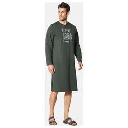 Pyjama Babista "Doppelpack Nachthemd STILARONI", Herren, Gr. M, grau, Obermaterial: 100% Baumwolle CO., Homewear-Sets Pyjama