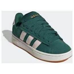 Sneaker Adidas SPORTSWEAR "GRAND COURT ALPHA", Damen, Gr. 37, gr&uuml;n (collegiate gr&uuml;n, wonder quartz, linen gr&uuml;n), Leder, Textil, Schuhe Sneaker, inspiriert vom Design des Adidas campus 00
