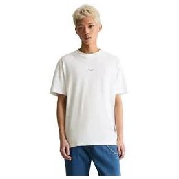 Marc O'Polo T-Shirt MARC O'POLO DENIM "aus softer Bio-Baumwolle", Herren, Gr. M, wei&szlig;, Obermaterial: 100% Baumwolle, unifarben, Basic, relaxed fit, Rundhals, normaler Saum, Shirts T-Shirt