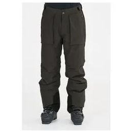 Skihose SLOPE "Killy", Herren, Gr. XXS, US-Gr&ouml;&szlig;en, grau (dunkelgrau), 100% Polyester, unifarben, lang, Hosen Skihose, aus wetterfestem und atmungsaktivem Material