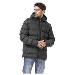 Cipo & Baxx Winterjacke CIPO & BAXX "Jacke", Herren, Gr. M, schwarz, Stoff, 100% Polyester, unifarben, regular fit normal, Jacken Winterjacke, im Steppdesign