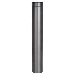 Ofenrohr FIREFIX, grau, B:15,4cm H:100cm L:15,4cm, Stahlblech, Rohre, 1000 mm lang