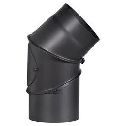 Ofenrohr FIREFIX, schwarz, B:21,5cm H:39cm L:26,5cm, Stahlblech, Rohre, Stahlblech, mit T&uuml;r