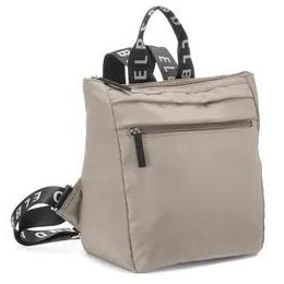 Rucksack ELBSAND "Freizeitrucksack", Gr. B/H/T: 29cm x 28cm x 15cm, beige (sand), Stoff, Textil, clean, unifarben, Rucks&auml;cke Rucksack, City-Rucksack, Tasche VEGAN