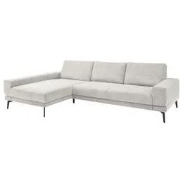 Ecksofa "SO 3600 optimaler Sitzkomfort in Federkern o. Kaltschaum, 2 Sitzh&ouml;hen", grau (kama silber), B:293cm H:87cm T:180cm, 100% Polyester, SET ONE BY Musterring, Sofas, Ecksofa, Sitzh&ouml;he 44 cm, Kaltschaum, B 293 x T 180 cm, Kama silver