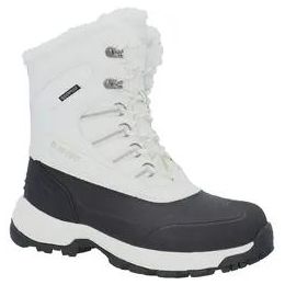 Winterstiefel HI-TEC "Aviemore WP", Damen, Gr. 38, wei&szlig; (sanftes wei&szlig;, schwarz), Synthetik, mehrfarbig, Schuhe Winterstiefel, Snowboots, Winterboots, Winterschuhe, warm gef&uuml;ttert