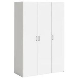 Kleiderschrank Inosign "Space Dreht&uuml;renschrank, Aufbewahrung Kasten Schrank Stauraum", wei&szlig;, B:115,8cm H:175,4cm T:49,52cm, Holzwerkstoff, Schr&auml;nke, Kleiderschrank, 1 T&uuml;r, Platzsparen, schmal, 40 cm Breite, 3 Einlegeb&ouml;den