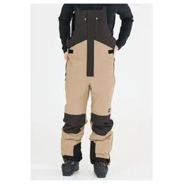 Skihose SLOPE "Kenwood", Herren, Gr. M, EURO-Gr&ouml;&szlig;en, beige, 100% Polyester, unifarben, lang, Hosen Skihose, im ausgekl&uuml;gelten Latzhosen-Design