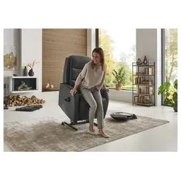 Sessel Hukla "HU-RV15038", schwarz (torro anthrazit), B:78cm H:108cm T:90cm, Sessel, Sessel, Wahlweise 1- oder 2-motorische Verstellung, inkl. Aufstehhilfe