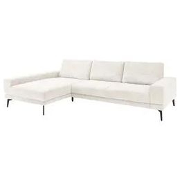 Ecksofa "SO 3600 optimaler Sitzkomfort in Federkern o. Kaltschaum, 2 Sitzh&ouml;hen", wei&szlig; (kama natur), B:293cm H:87cm T:180cm, 100% Polyester, SET ONE BY Musterring, Sofas, Ecksofa, Sitzh&ouml;he 44 cm, Federkern, B 293 x T 180 cm, Kama natur