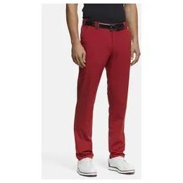Chinos MEYER "Augusta", Herren, Gr. 42, L&auml;nge 34, rot, 88% Polyamid, 12% Elasthan, unifarben, figurumspielend lang, Hosen, High Performance 4-Way-Stretch, aus der Golf Serie