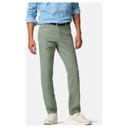 Chinos MEYER "DUBLIN", Herren, Gr. 24, Normalgr&ouml;&szlig;en, gr&uuml;n (salbei), 75% Baumwolle, 21% Lyocell, 4% Elasthan, unifarben, regular fit kn&ouml;chellang, Hosen, aus Bio-Baumwolle
